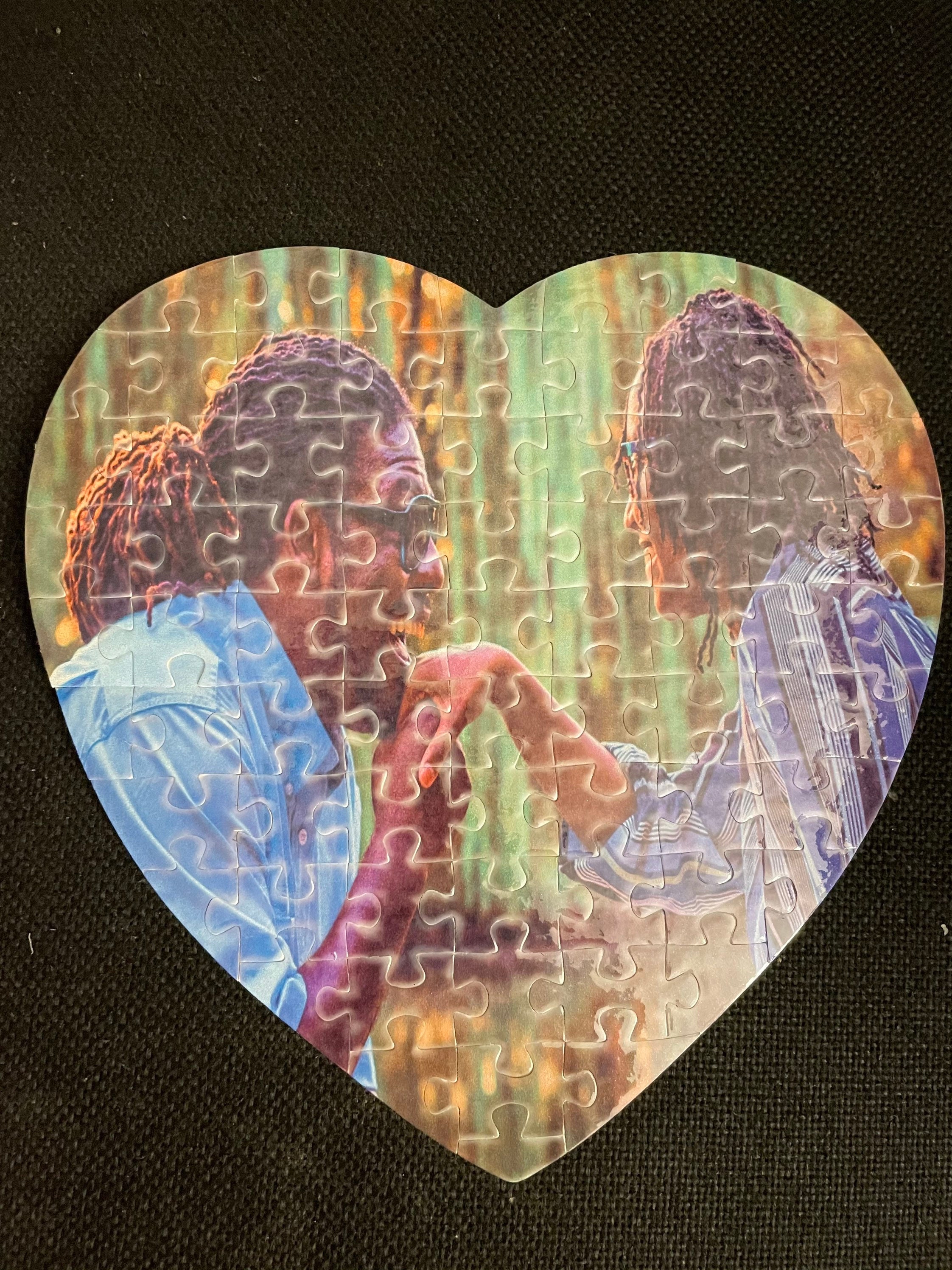 Personalized Heart Shaped Photo Puzzle Mother's Day Heart | Etsy