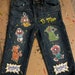 Custom Decorated Birthday Character Pants - Etsy