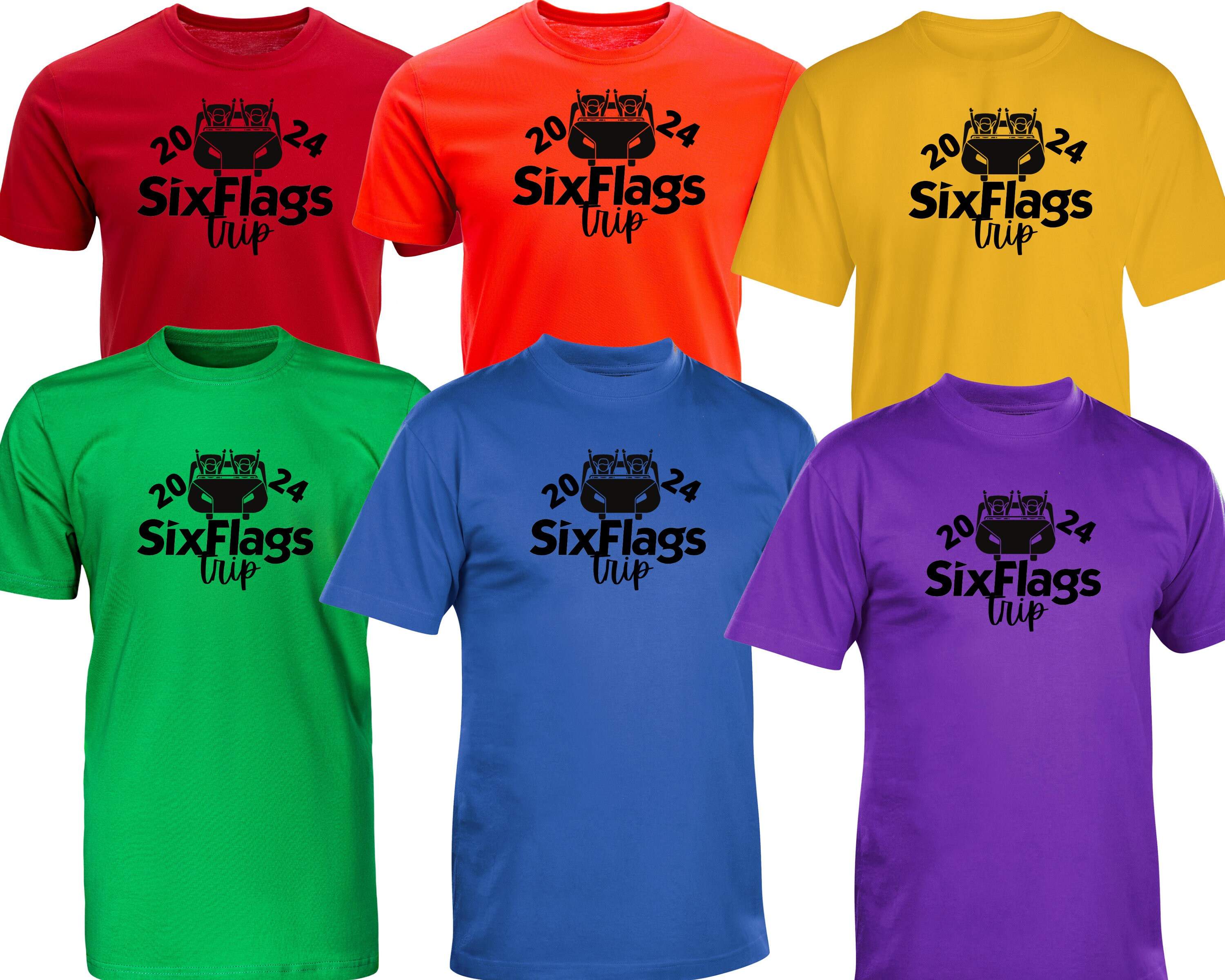 2026 Six Flags Vacation/trip Shirts - Etsy