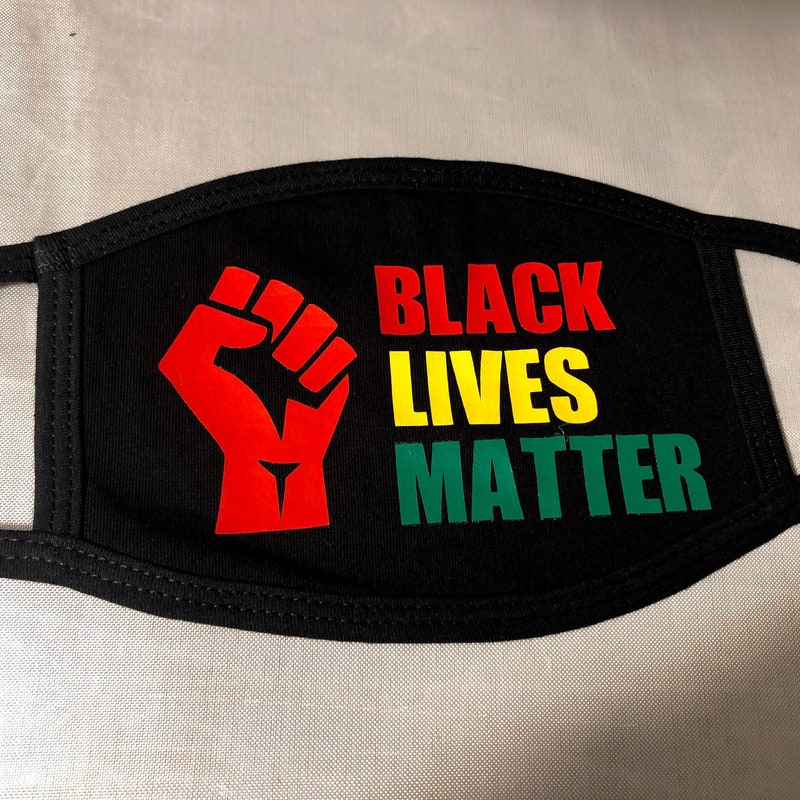 Black Lives Matter Mask - Etsy