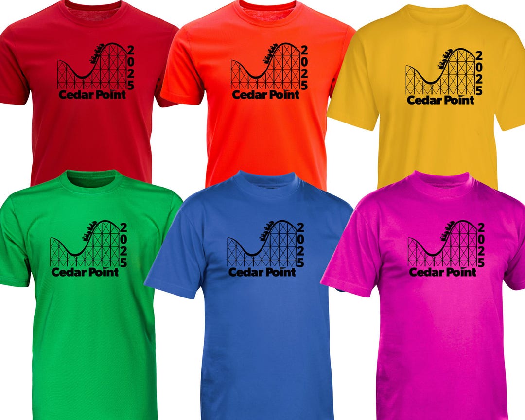 2026 Cedar Point Vacation/trip Tshirts - Etsy