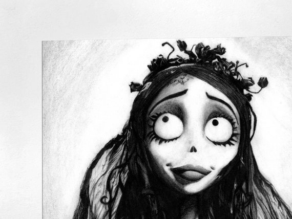 Corpse Bride Emily Drawing