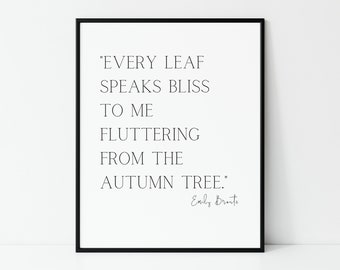 Emily Bronte Quote | Etsy