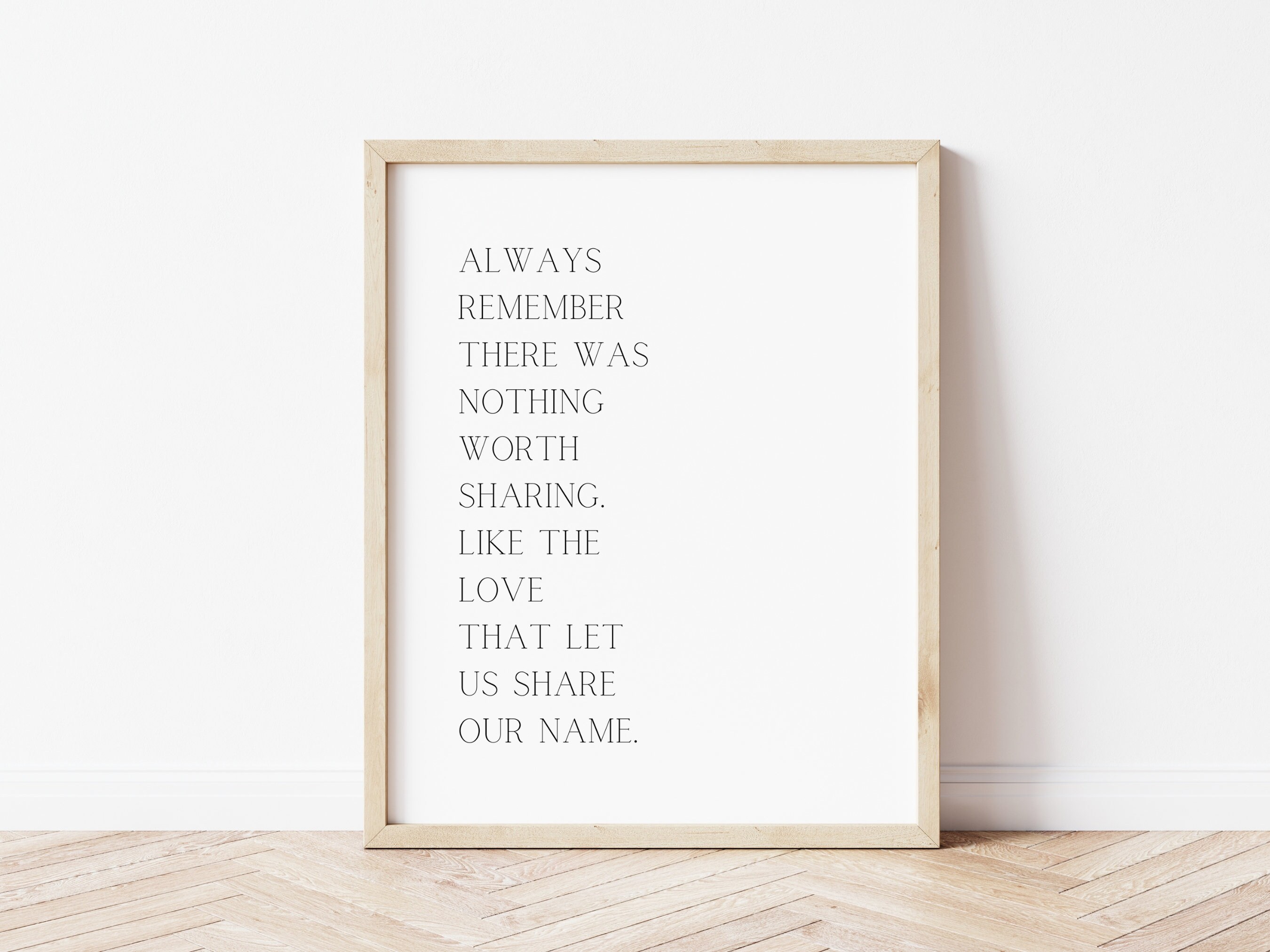 Avett Brothers Quote Digital Download Print - Minimalist Modern Black ...