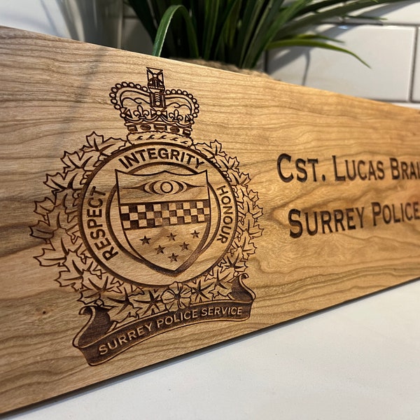 Law Enforcement Sign - Etsy