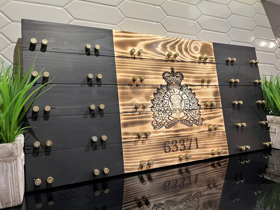 Challenge Coin Display | Police Gifts | Challenge Coin Holder | Rustic ...