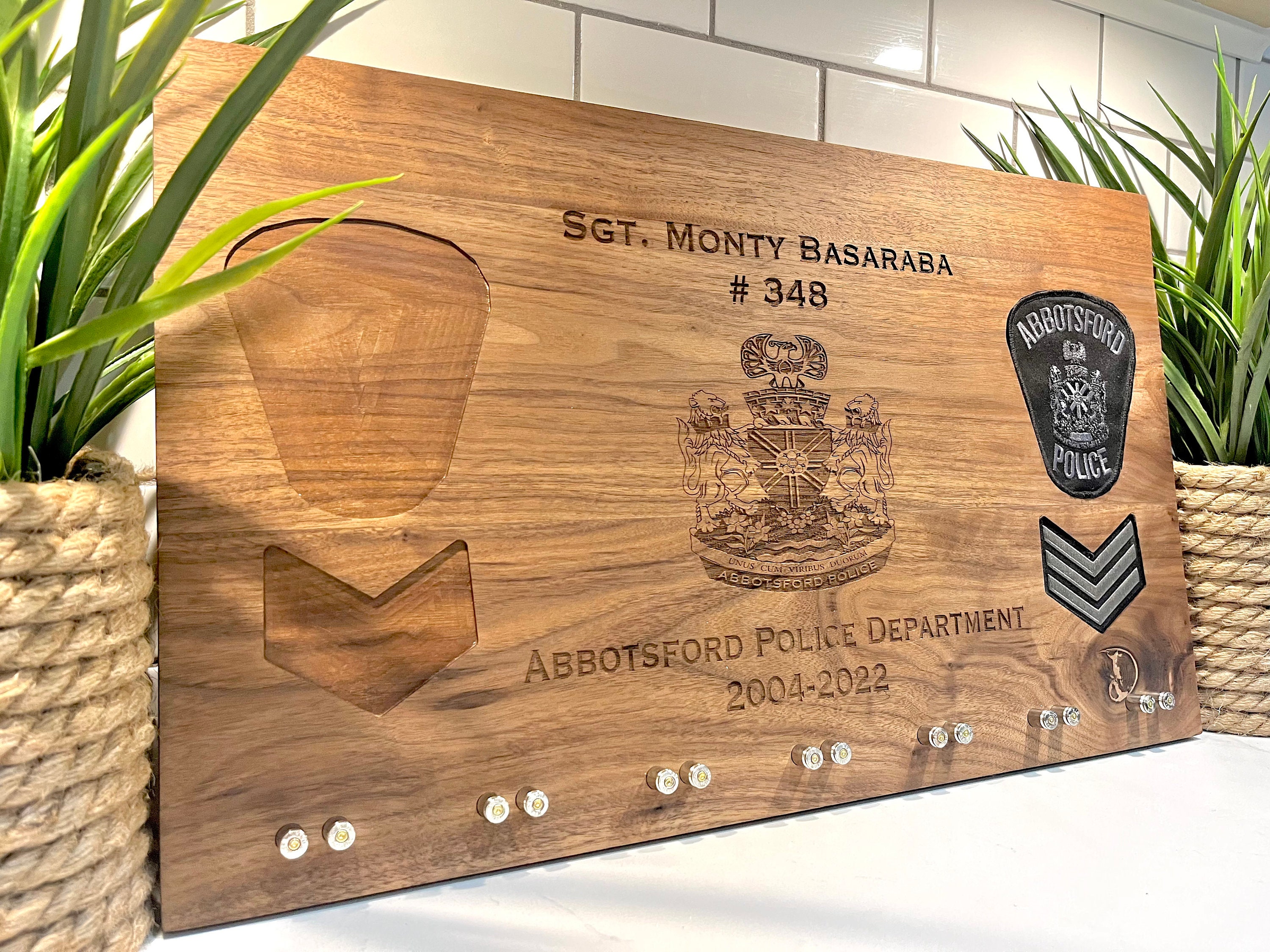 Shadow Box Thin Blue Line Police Display Challenge - Etsy