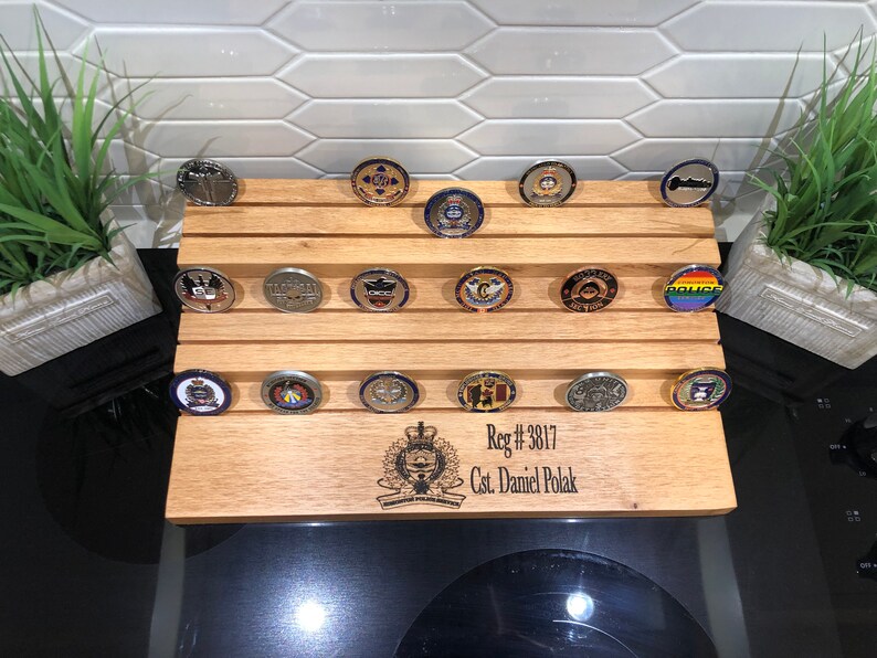 Challenge Coin Display Challenge Coin Display Rack Holder | Etsy