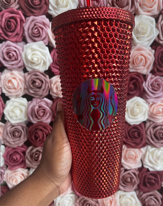 Chrome Red Holographic Dark Gray She Devil Decal Venti Studded - Etsy