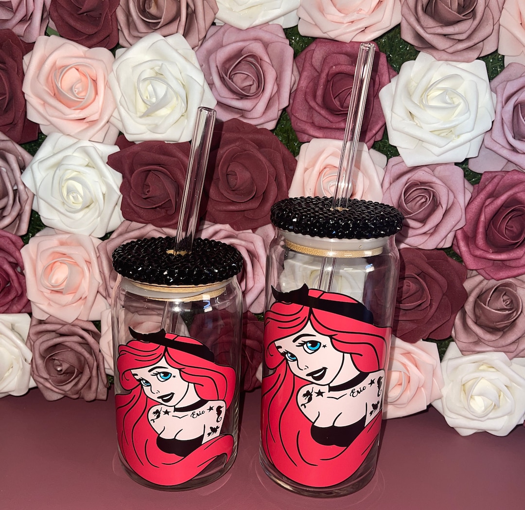 Punk Rock Goth Mermaid Glass Can Beer Glass Can Soda Can - Etsy