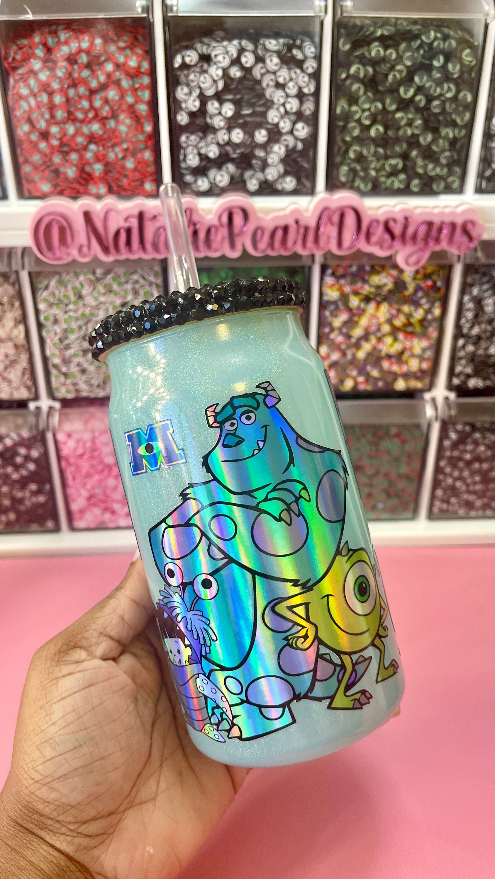 Monsters Glass Can Beer Glass Can Soda Can Glass Iced - Etsy