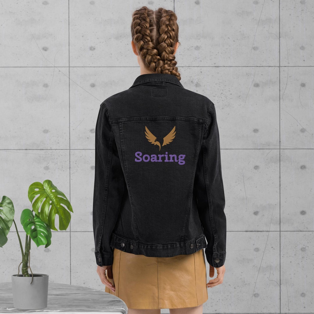 Christian Jacket Soaring Denim Jacket Unisex Fit Isaiah - Etsy