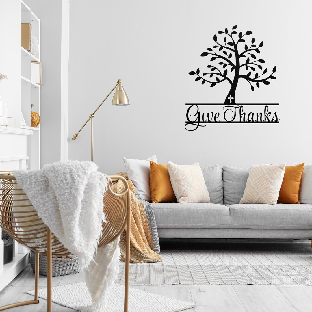 Custom Tree With Cross Custom Metal Sign Christian Wall Art ...