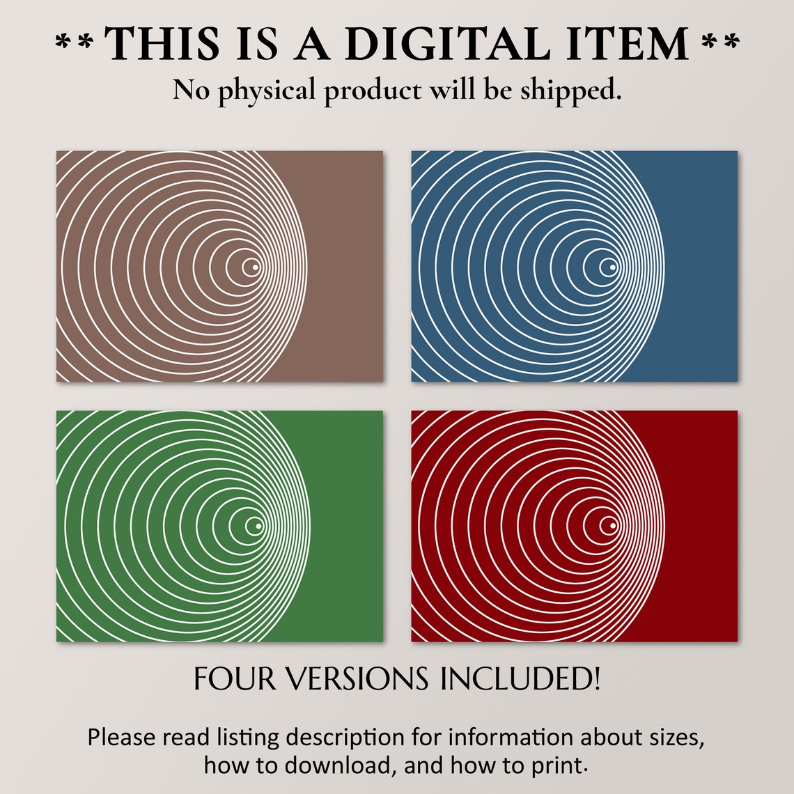 Doppler Effect Print Modern Science Art Minimalist Design - Etsy