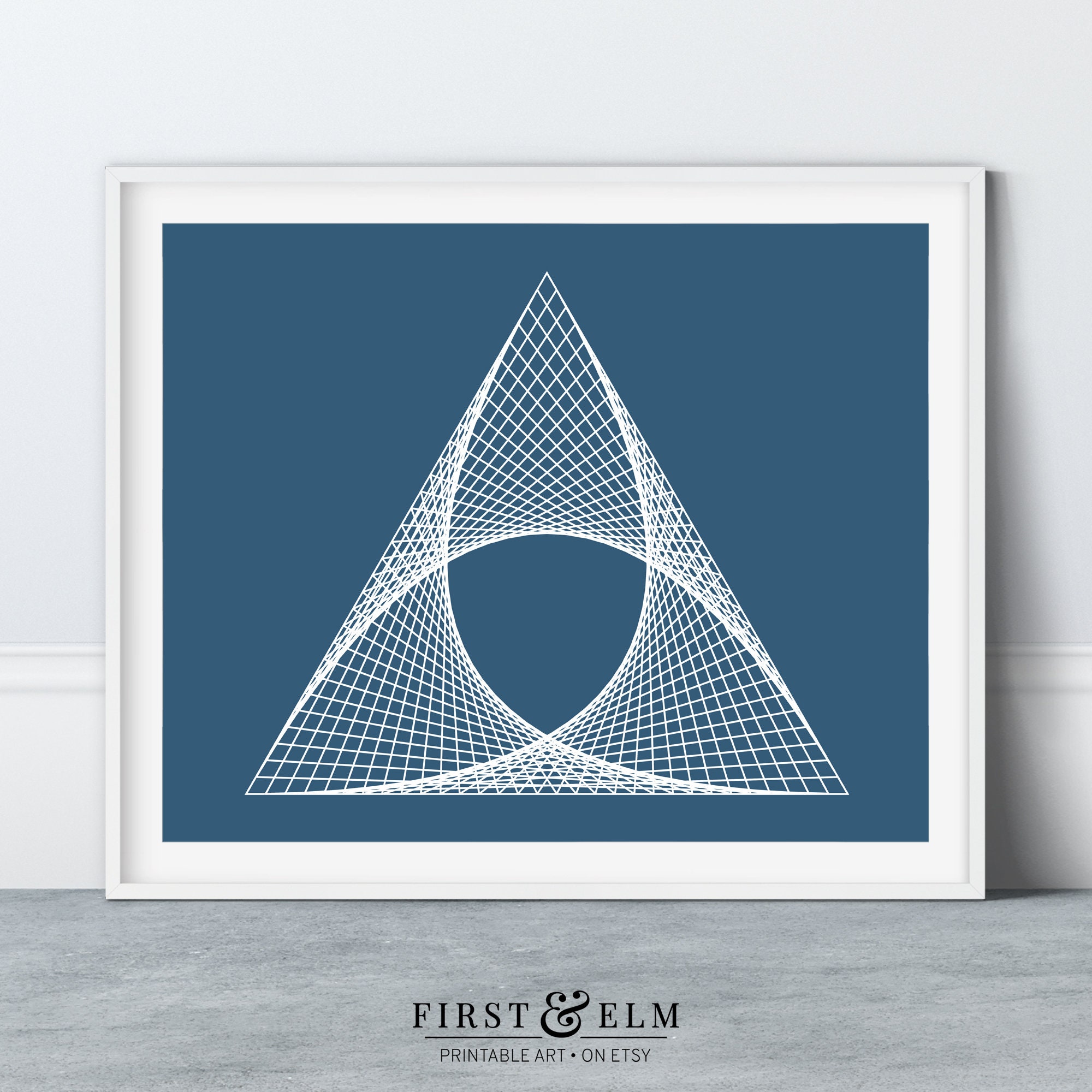 Parabolic Curve Art Geometric Design Math Illustration | Etsy New Zealand