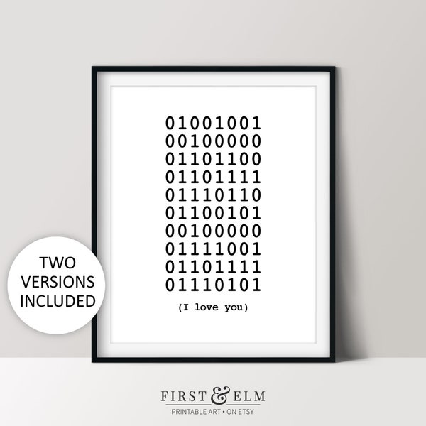 Binary Code - Etsy