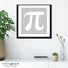 Pi Digits Poster, Math Geek Décor, Classroom Wall Art, Teacher Gift ...
