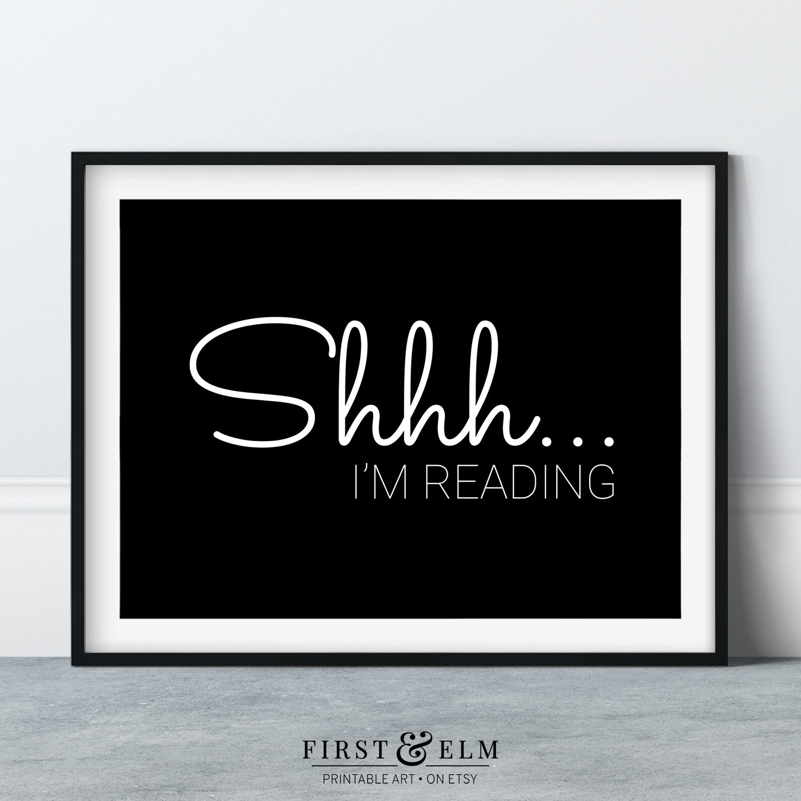 Book Lover Posters, Set of 5 Prints, Home Library Décor, English ...