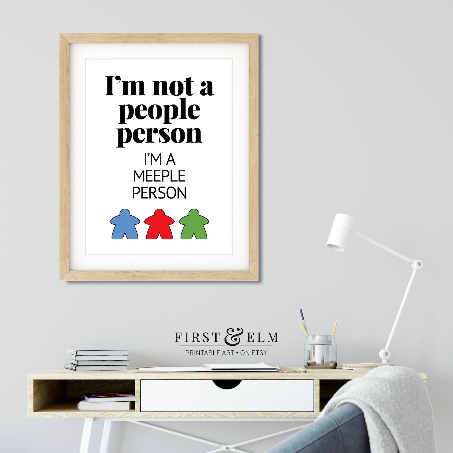 Im Not a People Person Im a Meeple Person Game Room Décor - Etsy Hong Kong