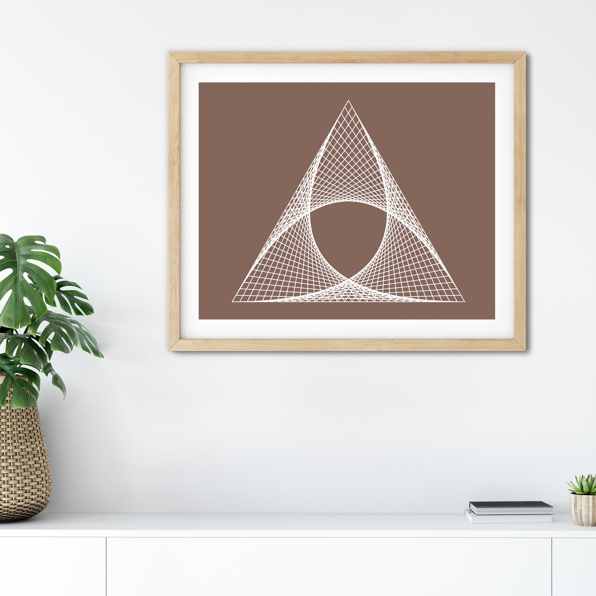 Parabolic Curve Art Geometric Design Math Illustration | Etsy