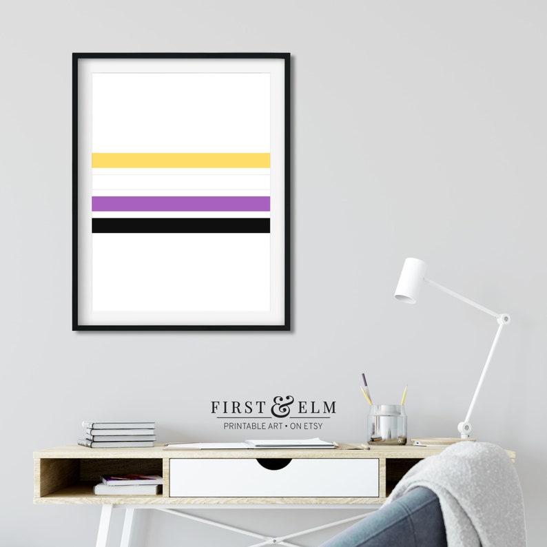 Nonbinary Pride Flag LGBTQIA Awareness Non Binary Colors | Etsy Nonbinary Pride Flag LGBTQIA Awareness Non Binary Colors | Etsy