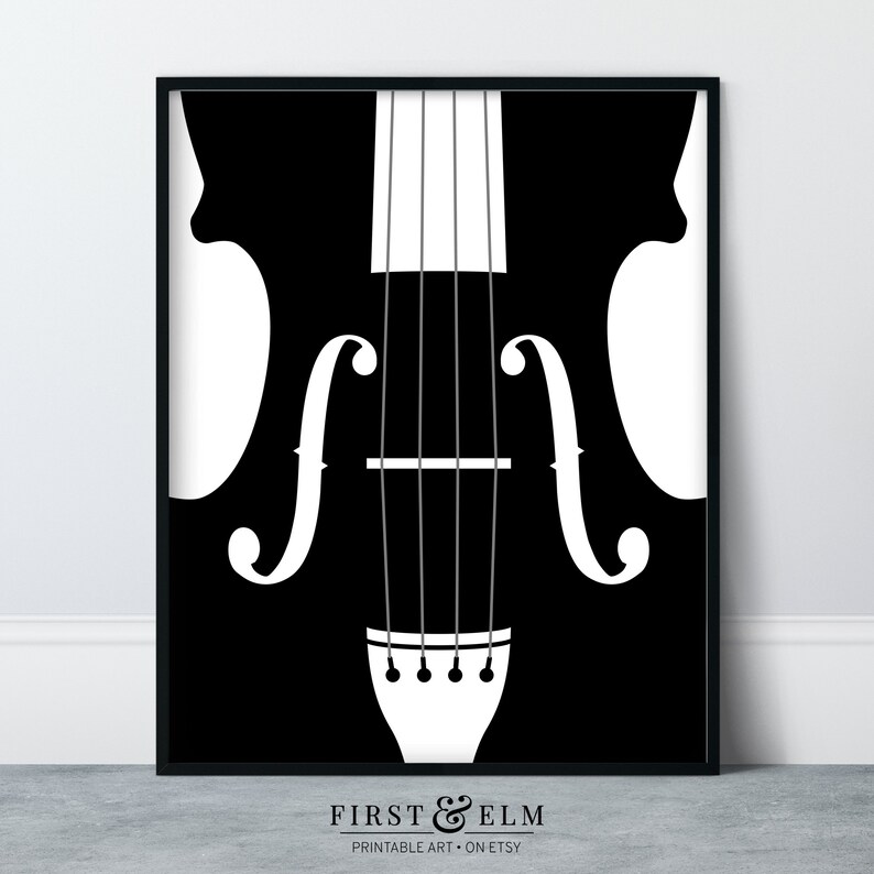 Violin Art Print Minimalist Wall Art Violinist Poster - Etsy