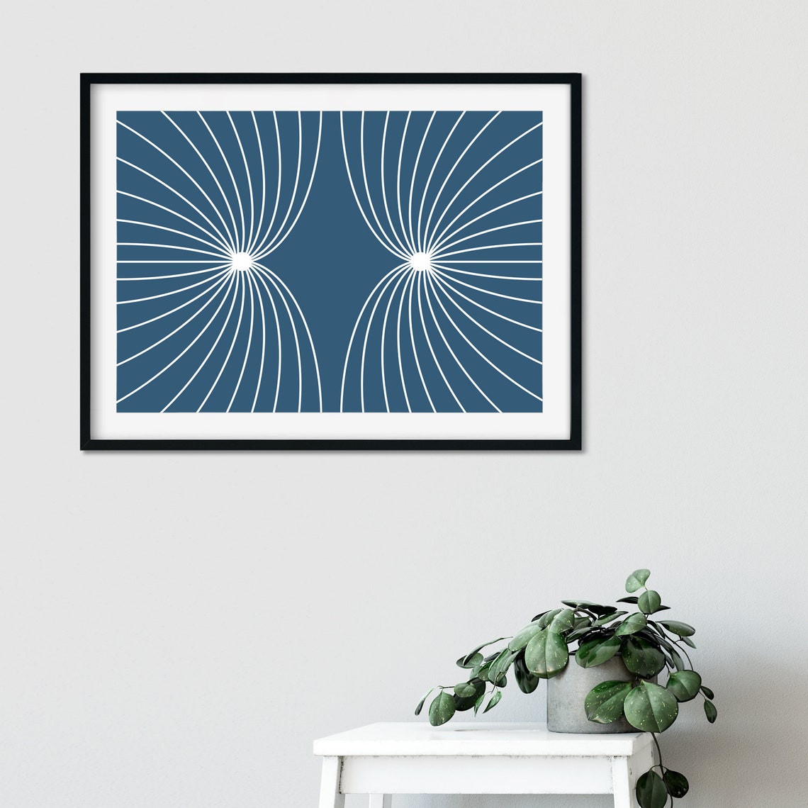 Abstract Science Art, Electric Field With Like Charges, Physics Class ...