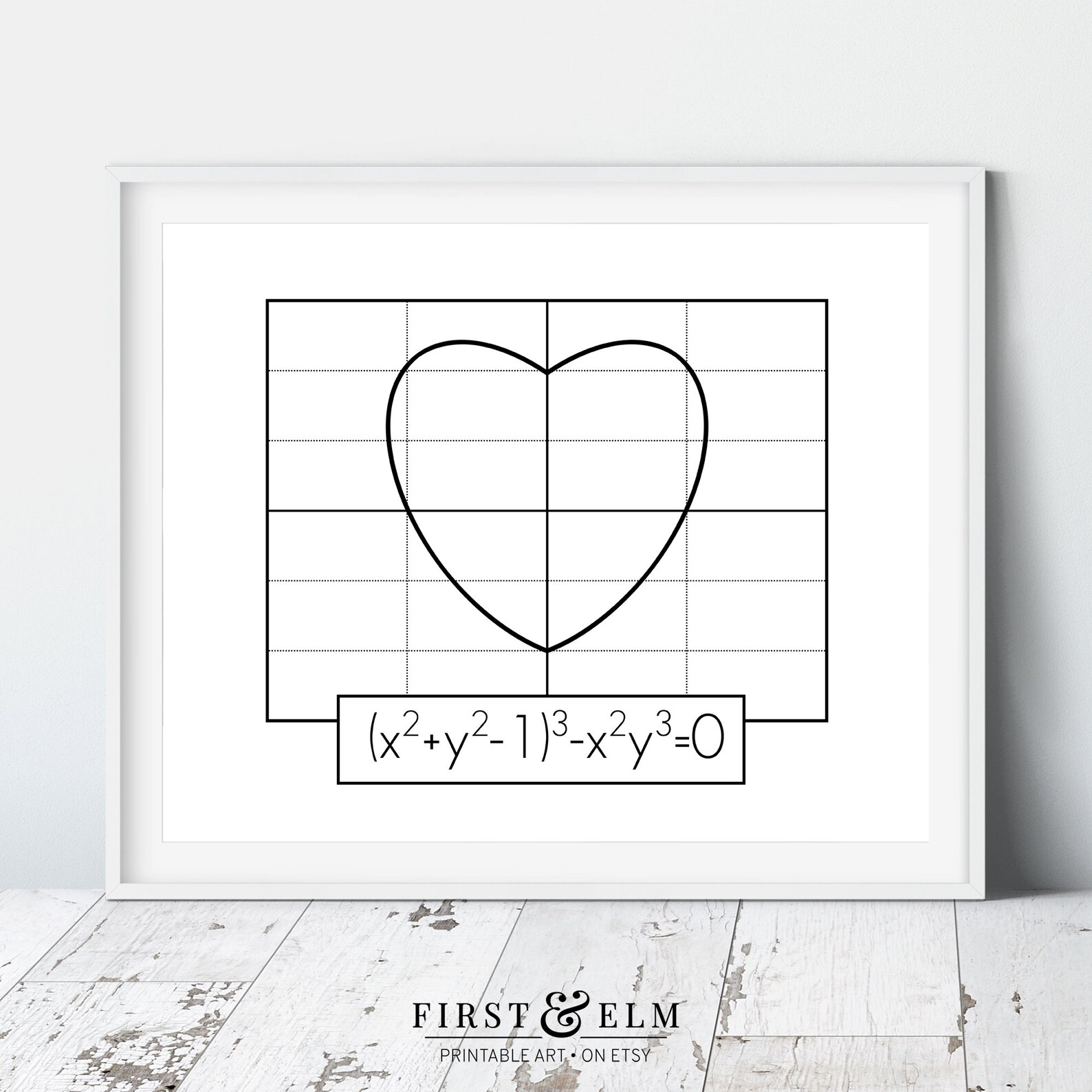 Heart Graph Equation, Math Lover Poster, Nerd Love Gifts, Instant ...