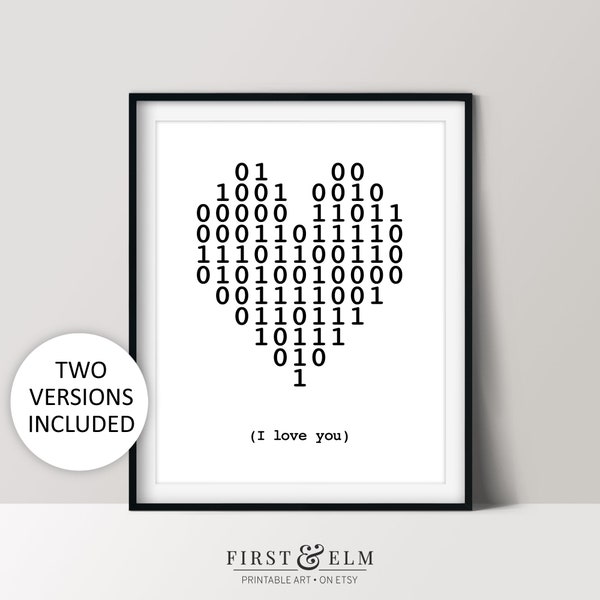 Binary Code - Etsy