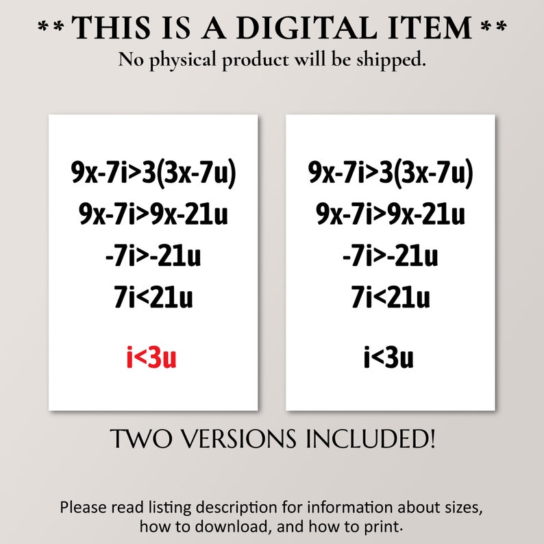 I Love You Math Equation Unique Nerd Gifts Nerd Themed - Etsy