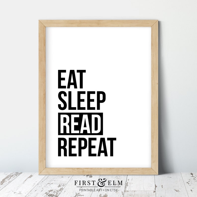 Book Lover Posters Set of 5 Prints Home Library Décor - Etsy