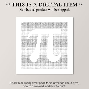 Pi Digits Poster, Math Geek Décor, Classroom Wall Art, Teacher Gift ...