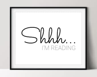 Shhh Poster - Etsy