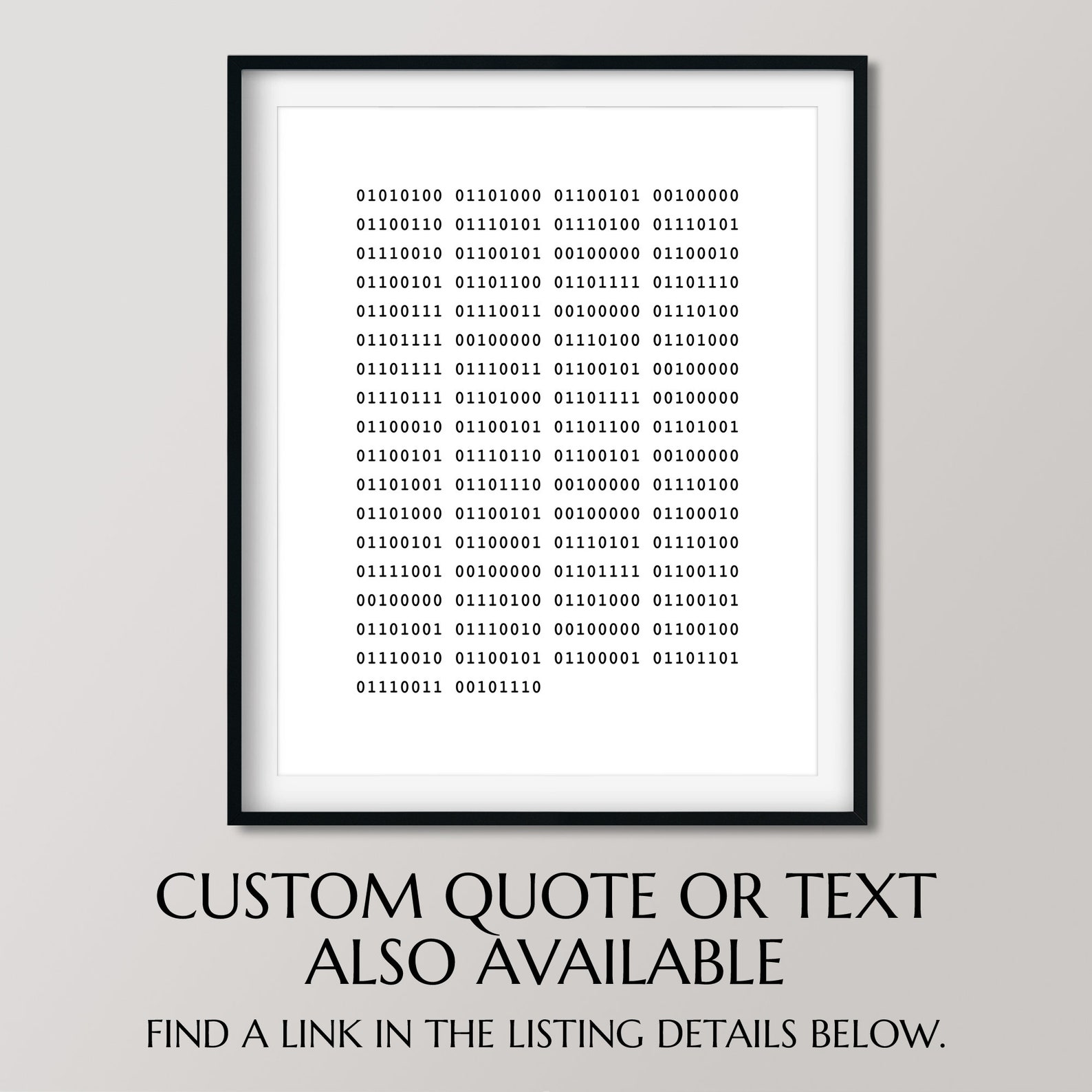 Binary Code I Love You, Personalized Print With Name, Computer Geek ...