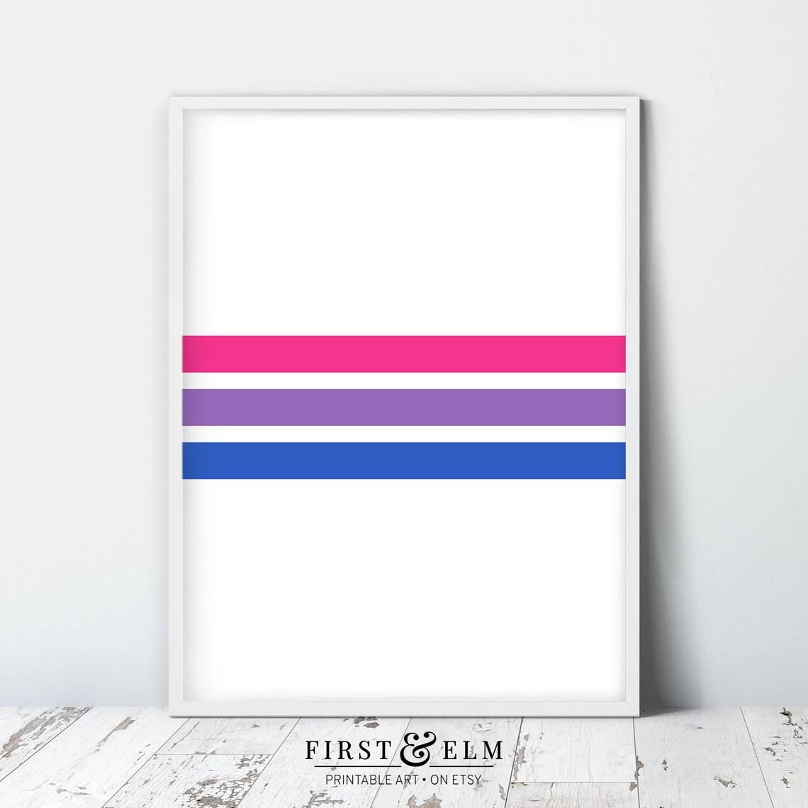 LGBT Pride Flags Set of 6 Prints Contemporary Design | Etsy