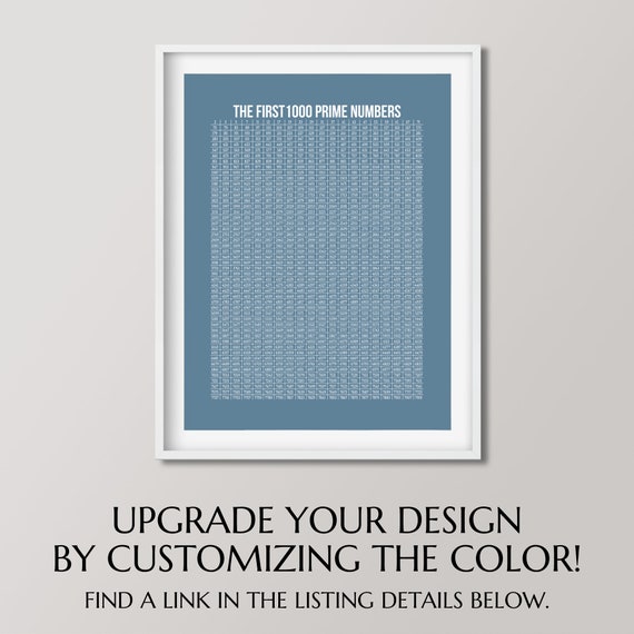 First 1000 Prime Numbers