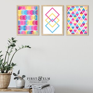 Pan Pride Aesthetic Set of 3 Prints LGBTQ Discreet Décor - Etsy