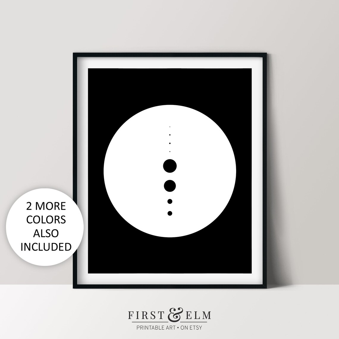 Solar System Poster Planets to Scale Art Outer Space Décor | Etsy