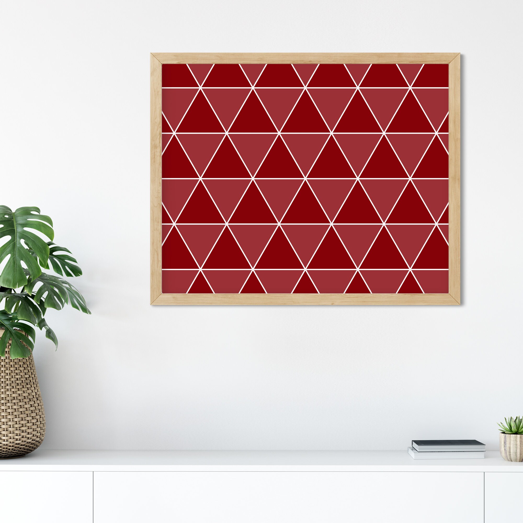 Regular Tessellation Geometric Art Print Abstract Science - Etsy