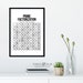 Prime Numbers Factorization Poster, Mathematics Chart, Math Nerd Print ...