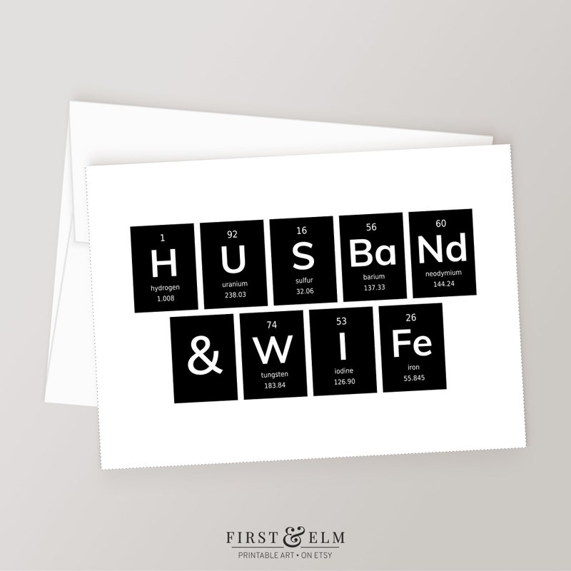 Husband Wedding Card - Etsy