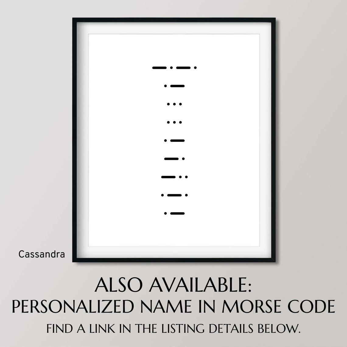 Morse Code Custom Quote or Text Unique Gift Ideas Secret | Etsy