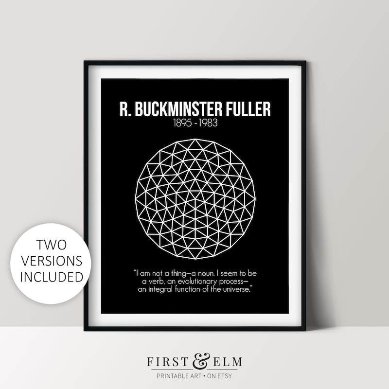 Buckminster Fuller - Etsy