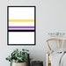 Nonbinary Pride Flag LGBTQIA Awareness Non Binary Colors - Etsy