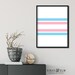 Trans Pride Flag Modern LGBT Design Transgender Wall Art - Etsy