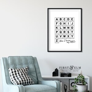 Binary Code Alphabet, Unique ABC Poster, Computer Lab Décor, Printable ...