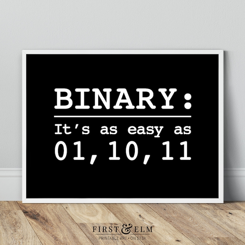 Set of 5 Computer Geek Posters Nerdy Computer Science Office | Etsy