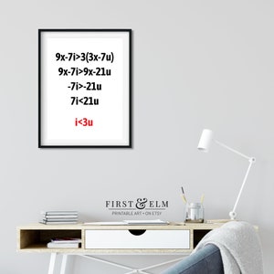 I Love You Math Equation, Unique Nerd Gifts, Nerd Themed Nursery ...