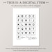 Binary Code Alphabet, Unique ABC Poster, Computer Lab Décor, Printable ...