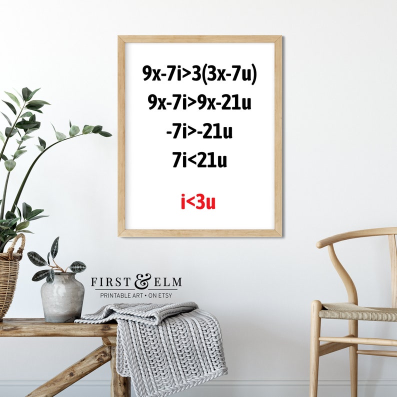 I Love You Math Equation Unique Nerd Gifts Nerd Themed - Etsy